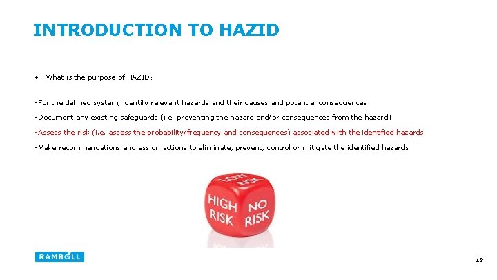 PIPELINE QRA SEMINAR PIPELINE RISK ASSESSMENT INTRODUCTION TO