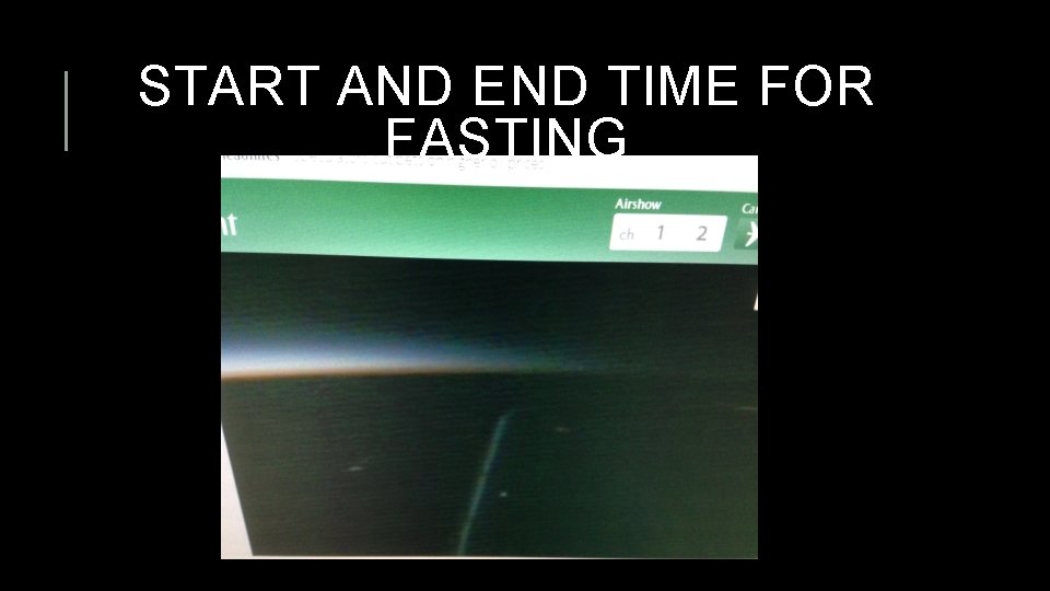 FIQH OF FASTING Entering Ramadan Workshop TYPES OF