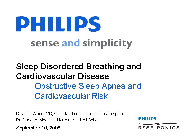 Sleep Disordered Breathing and Cardiovascular Disease Obstructive Sleep