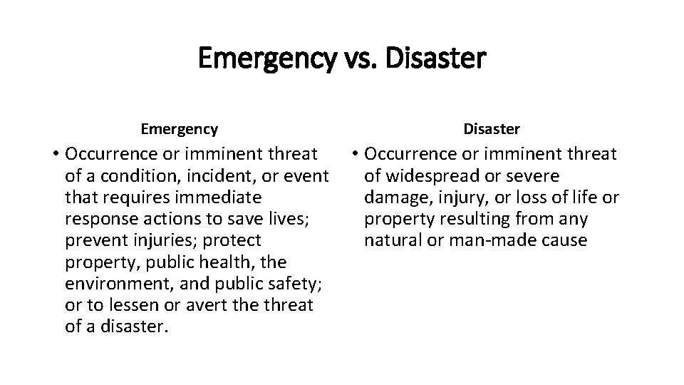 National Service and Disaster 101 for Ameri Corps