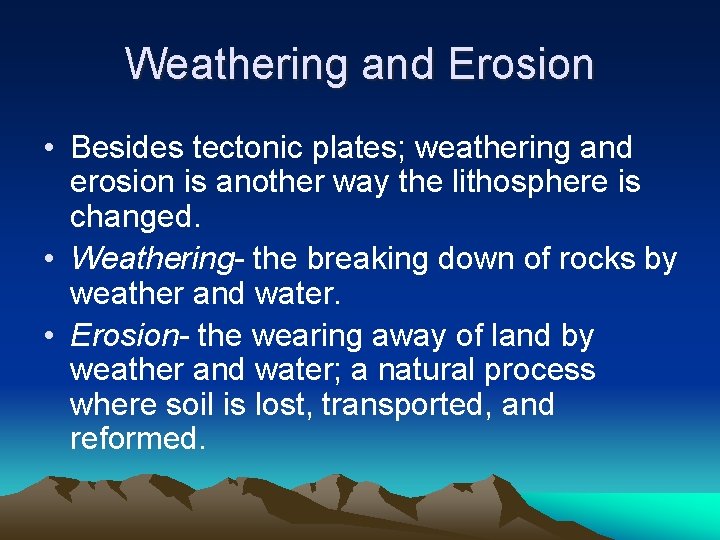 Chapter 3 Changes in the Biosphere 3 1