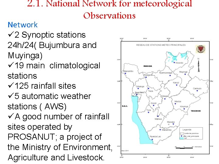 BRIEF ON THE NATIONAL METEOROLOGICAL AND HYDROLOGICAL SERVICES