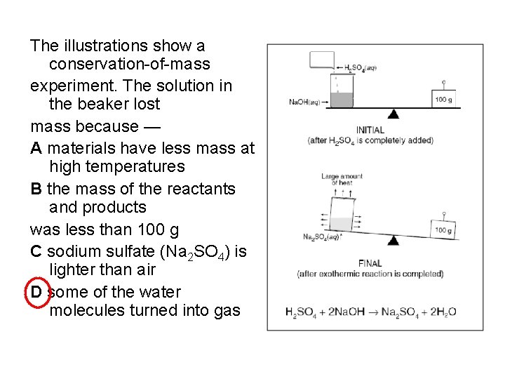Law of Conservation of Mass IPC 8 C