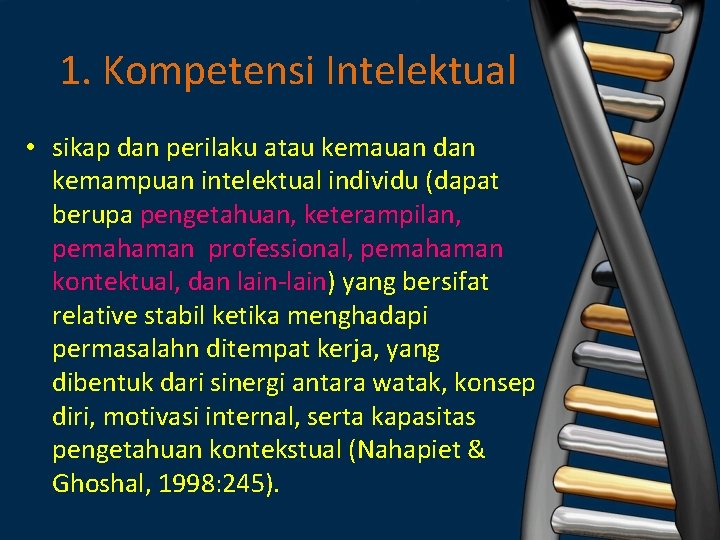 KOMPETENSI KOMPETENSI Spencer Spencer 1993 78 Kompetensi adalah