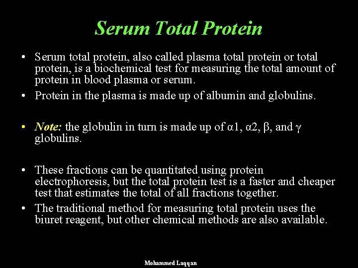 Introduction The key roles which plasma proteins play
