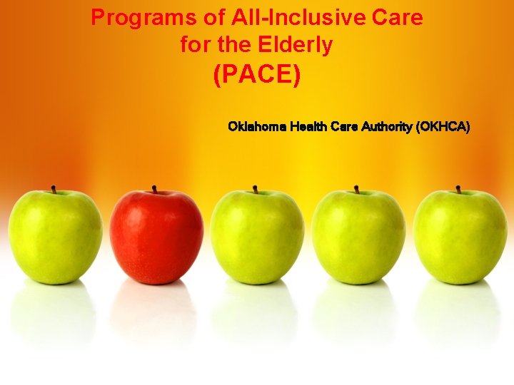 Programs of AllInclusive Care for the Elderly PACE
