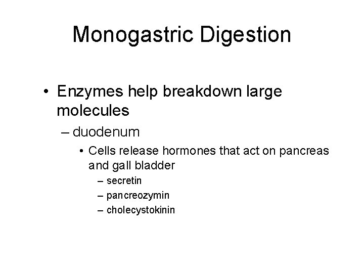 Digestive System of Animals Animal Science Frameworks Presentation