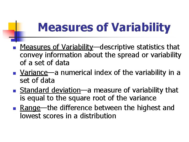 Data Analysis and Presentation Describing and Presenting Data