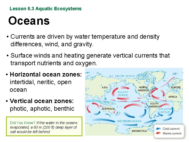 Lesson 6 3 Aquatic Ecosystems 75 of Earths