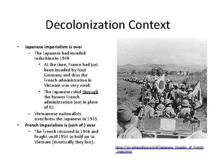 Vietnams Decolonization CHY 4 U Before the Vietnam