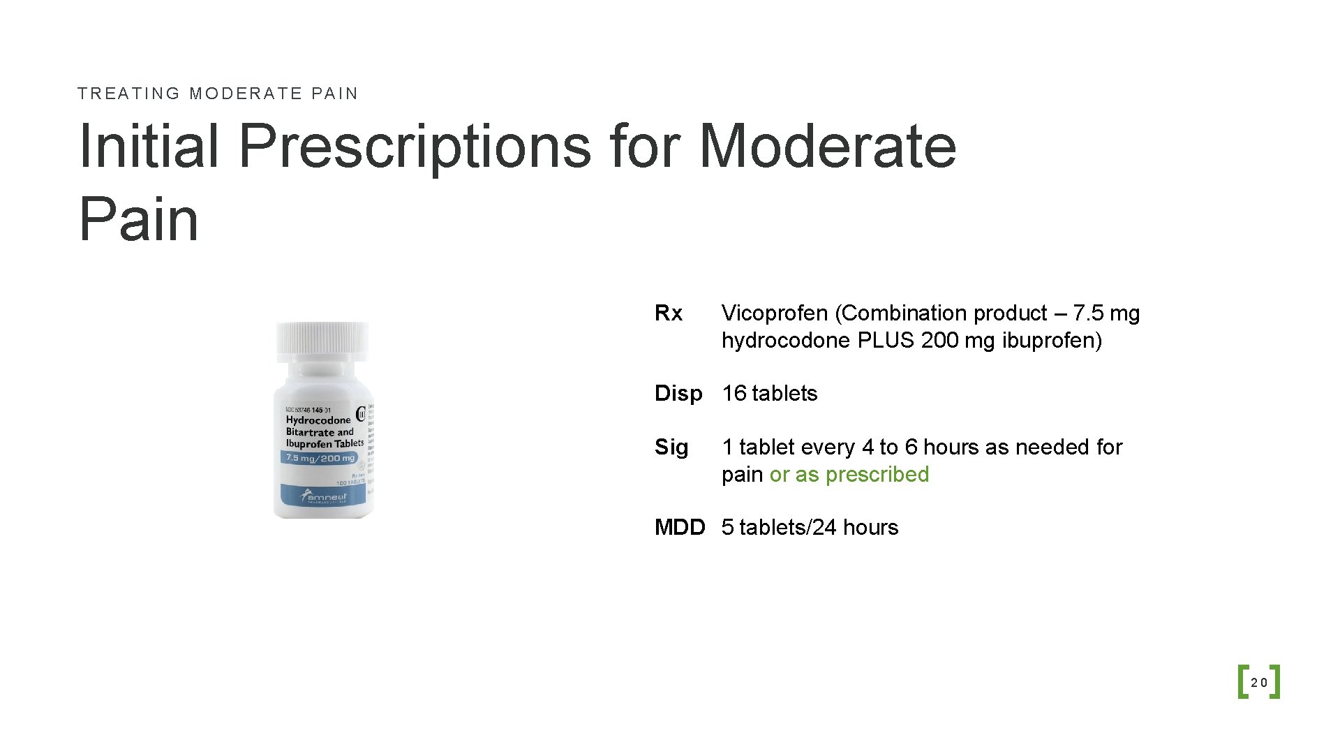 MANAGING ACUTE PAIN REQUIREMENTS FOR OPIOID PRESCRIPTION COURSE