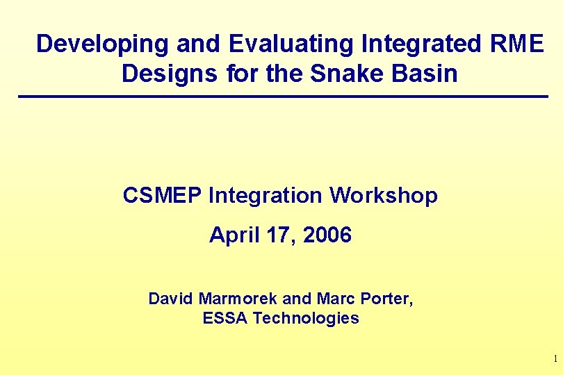 Developing and Evaluating Integrated RME Designs for the