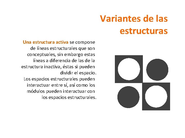 La estructura como elemento para la configuracin del