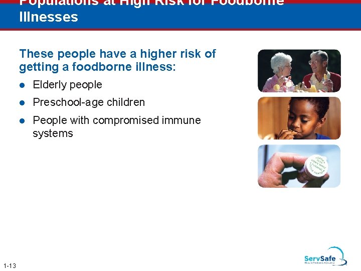 Activity Populations at High Risk for Foodborne Illness
