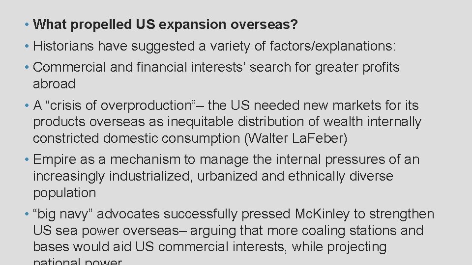US EMPIRE PART II Susan Carruthers US IMPERIALISM