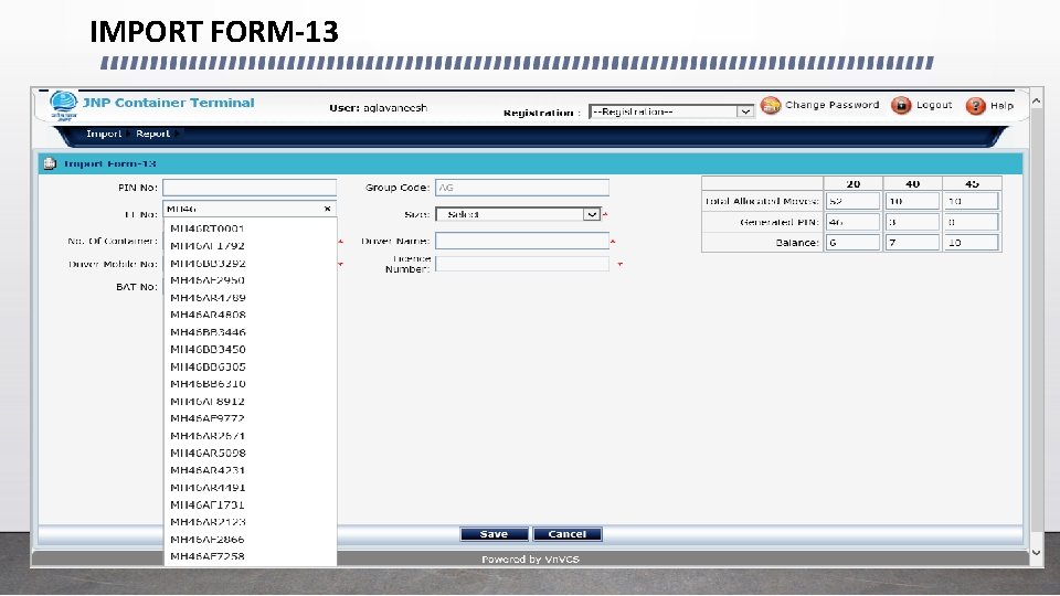 JNPT AGS Truck and Driver Registration Registration Link