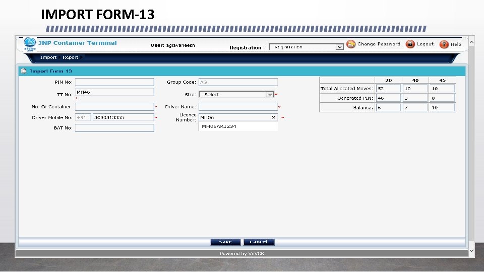 JNPT AGS Truck and Driver Registration Registration Link