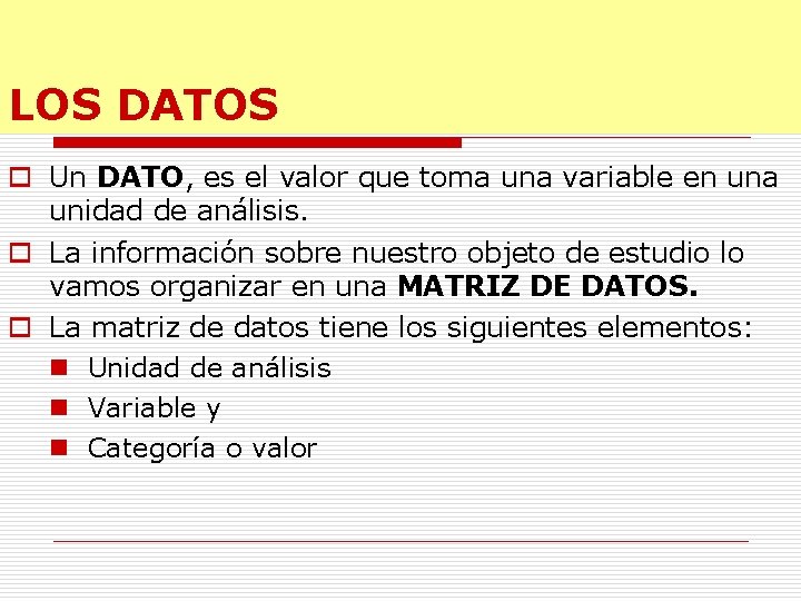Tcnicas de recoleccin y anlisis de datos Ciro