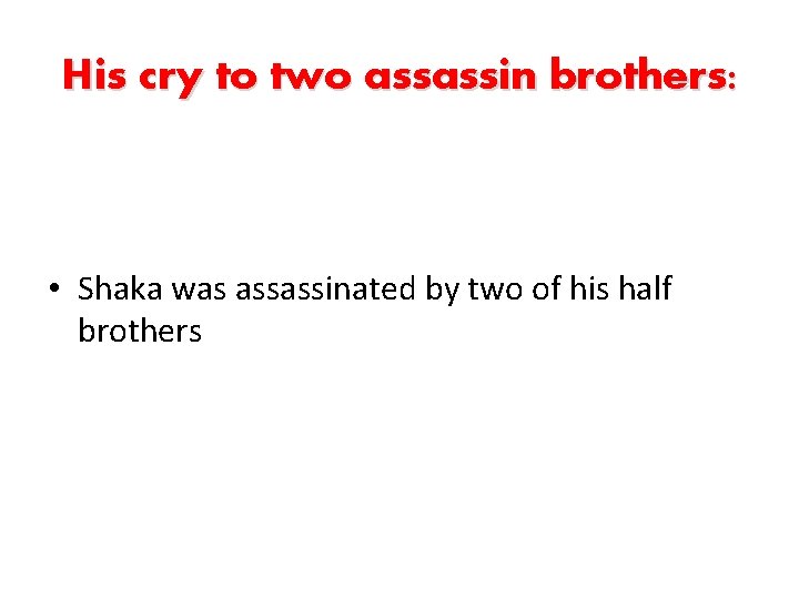 The Birth of Shaka Oswald Joseph Mtshali The