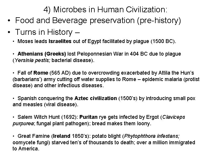 Introductory Microbiology MICRB 201 Why study Microbes Syllabus