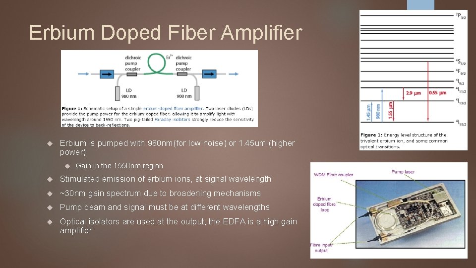 Optical Amplifiers BY RYAN GALLOWAY The Goal Amplify