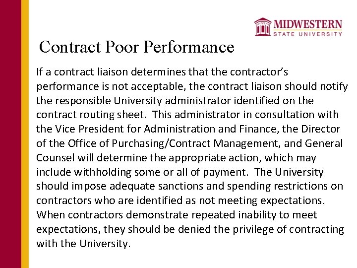 Contract Management SB 20 Objective Provide basic overview