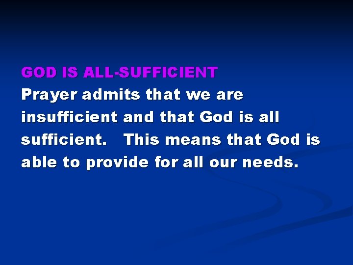 The Power of Prayer in Evangelism Samuel Telemaque