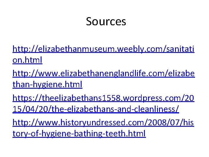 Hygiene in Elizabethan England Midsummer nights Dream was