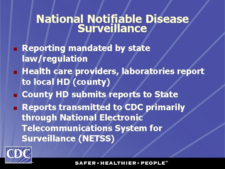 Causal Pathway of Disease or Disability n n