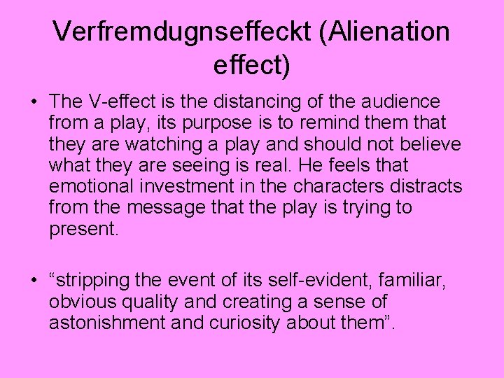 Bertolt Brecht And Epic Theatre Actors should not