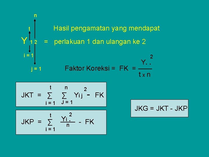 Rancangan Acak Lengkap RAL Completely Randomized Design Atau