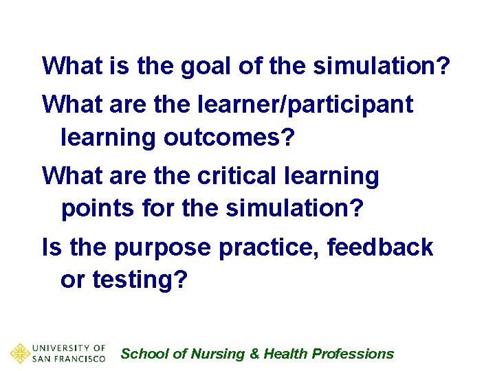 Evaluating simulations Susan Prion Ed D RN CNE