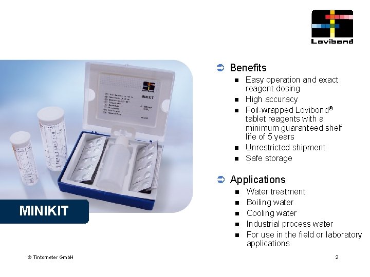 Lovibond Water Testing Tintometer Group Water Analysis Equipment
