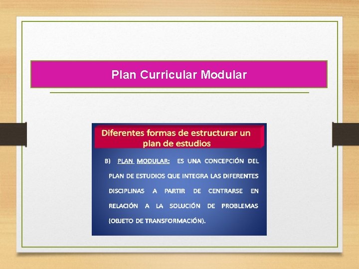 Unidad 4 Organizacin y estructuracin curricular En esta