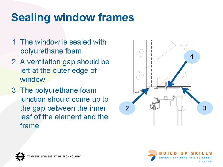 Energy efficient connections in stone houses The sole