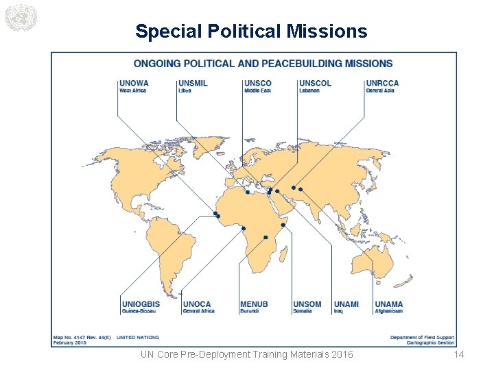 Module 1 An Overview of United Nations Peacekeeping