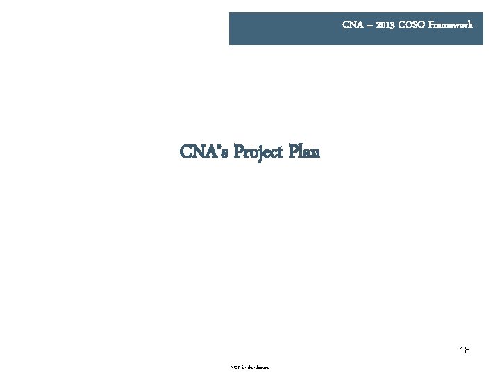 CNA 2013 COSO Framework Chicagoland IASA Spring Conference