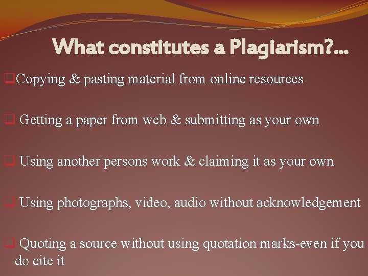 What is Plagiarism How to Avoid It LIBRARY