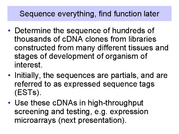 Fine Structure and Analysis of Eukaryotic Genes Split