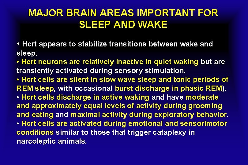 Neurobiology Of Sleep By Ahmad Younis Professor of