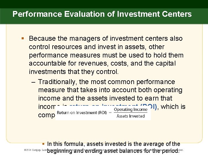 CHAPTER 23 Flexible Budgets and Performance Analysis Principles
