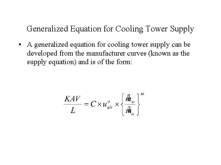 Thermal Analysis and Design of Cooling Towers P
