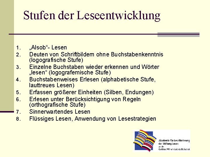 Lernstrungen im Leselernprozess Diagnostische Verfahren und ...