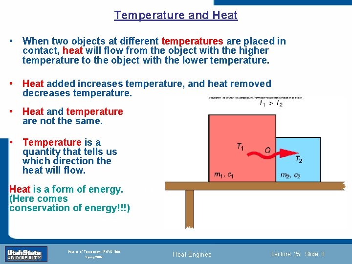 Physics of Technology PHYS 1800 Lecture 25 Heat