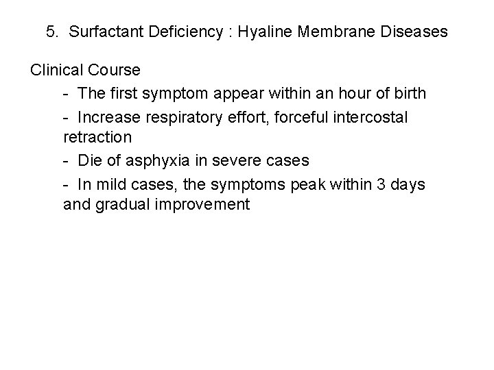 Course Outline 1 2 3 Obstructive and Restrictive