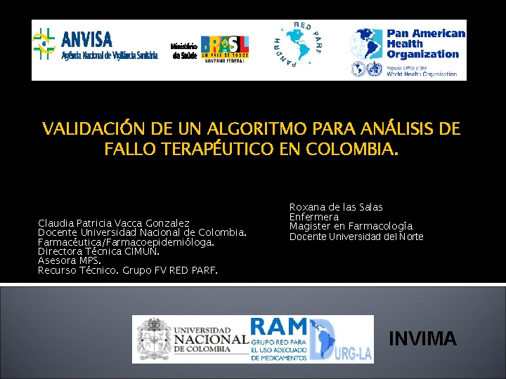 VALIDACIN DE UN ALGORITMO PARA ANLISIS DE FALLO