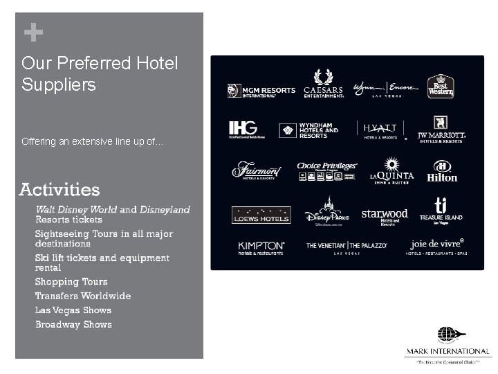 WELCOME TO Mark International Who is Mark International