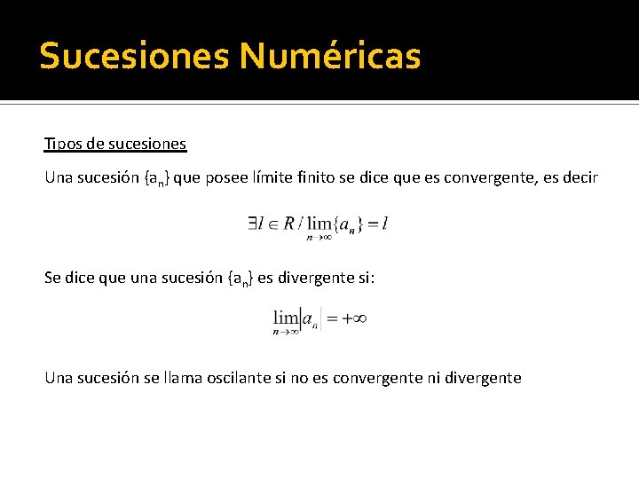TEMA 3 SUCESIONES Y SERIES INDICE Objetivos Sucesiones