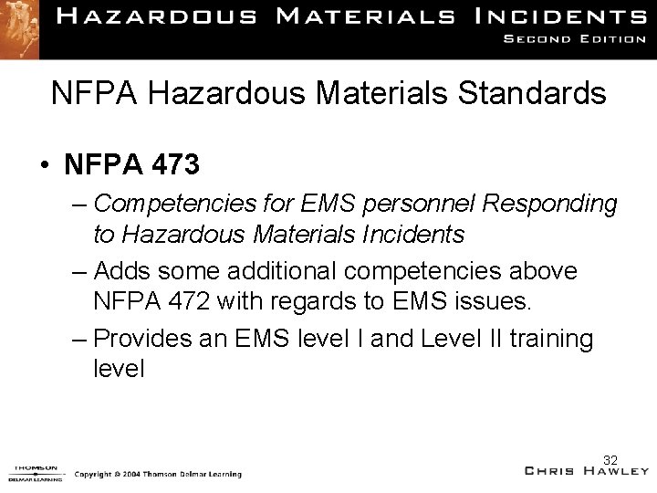 Hazardous Materials Incidents by Chris Hawley CHAPTER 1