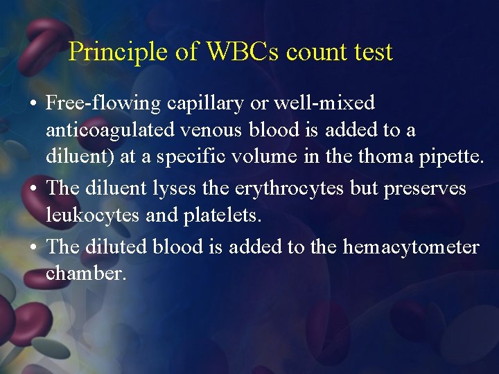 Practical Hematology Lab LAB 2 White Blood Cell